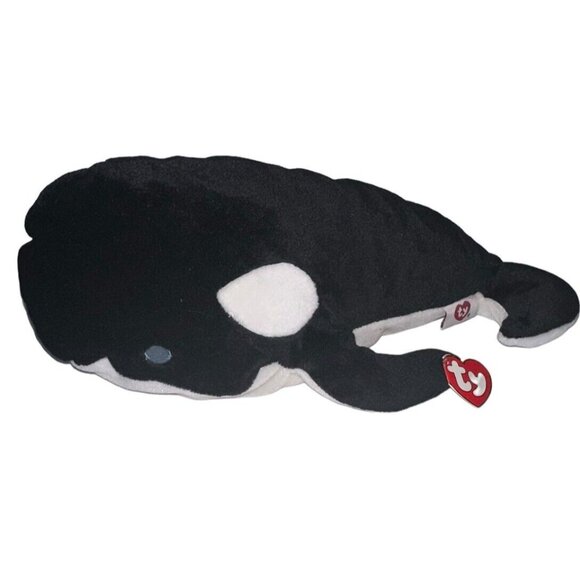 Ty | Toys | Vintage Tide The Orca Whale 997 Ty Pillow Pal Plush With ...